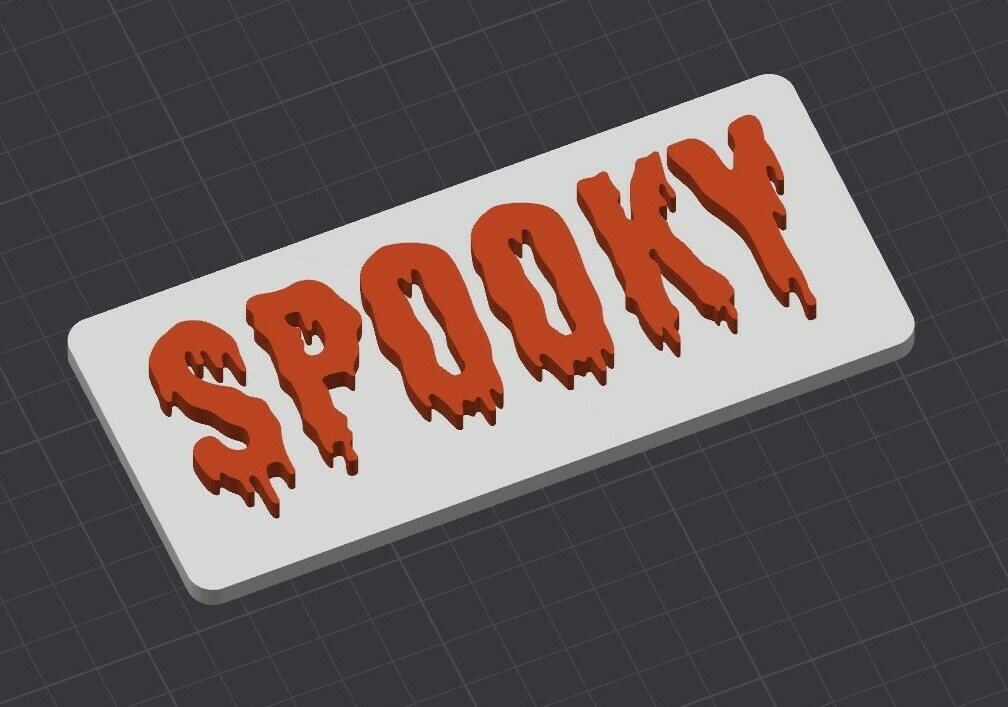 Free 3D file Spooky Sign・3D printing design to download・Cults