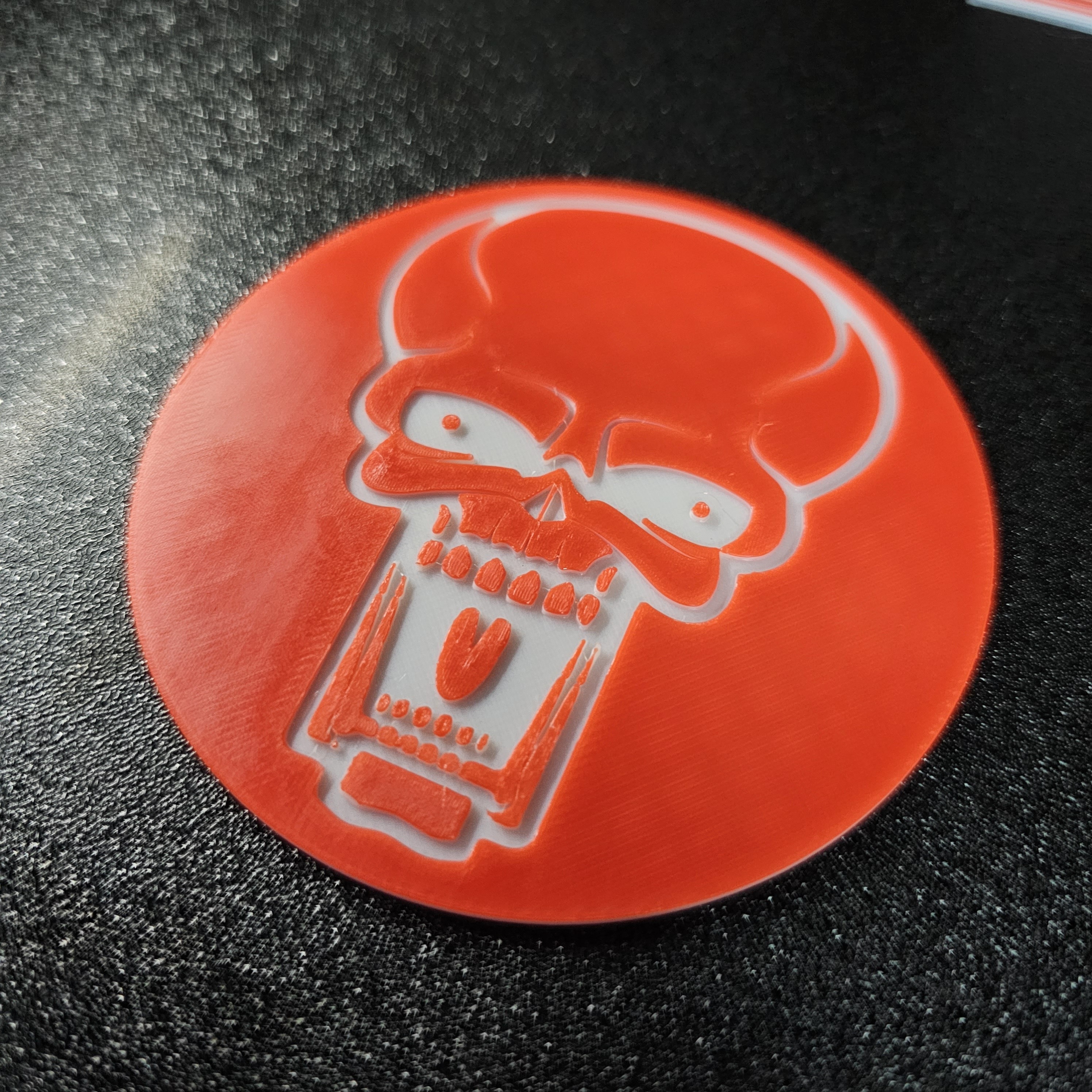 Free 3D file Scary Skull Coaster・3D print design to download・Cults