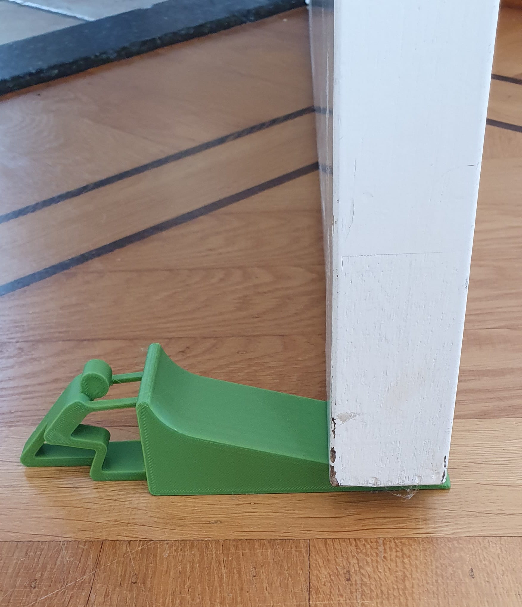 STL file Pushing Man DoorStop・3D printer design to download・Cults