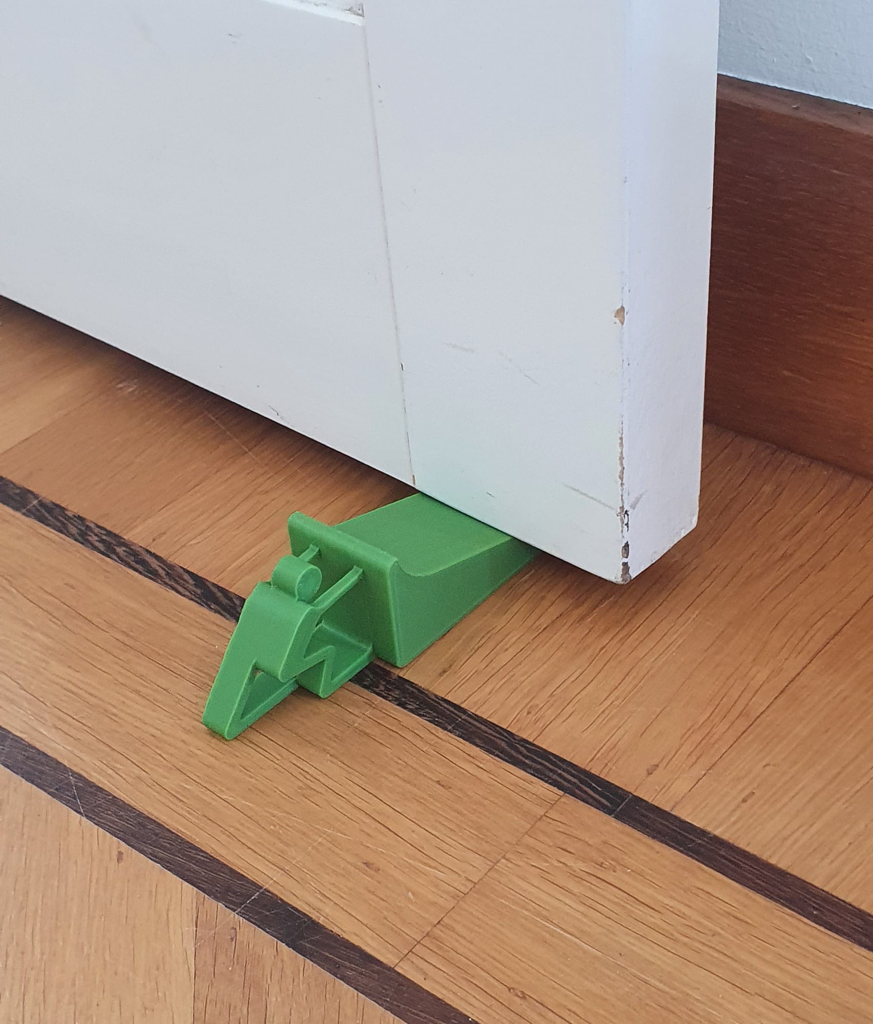 STL file Pushing Man DoorStop・3D printer design to download・Cults