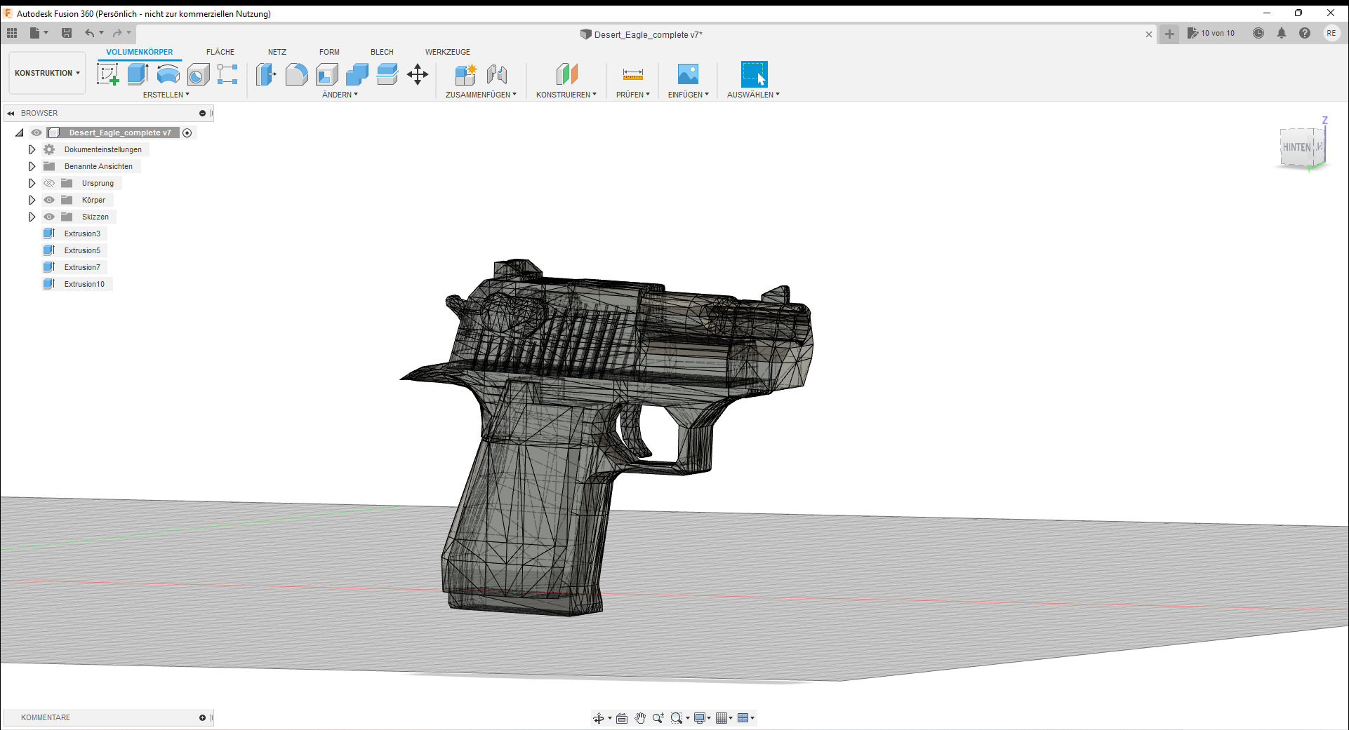 3D file SB Deagle Prop Gun・3D printing design to download・Cults