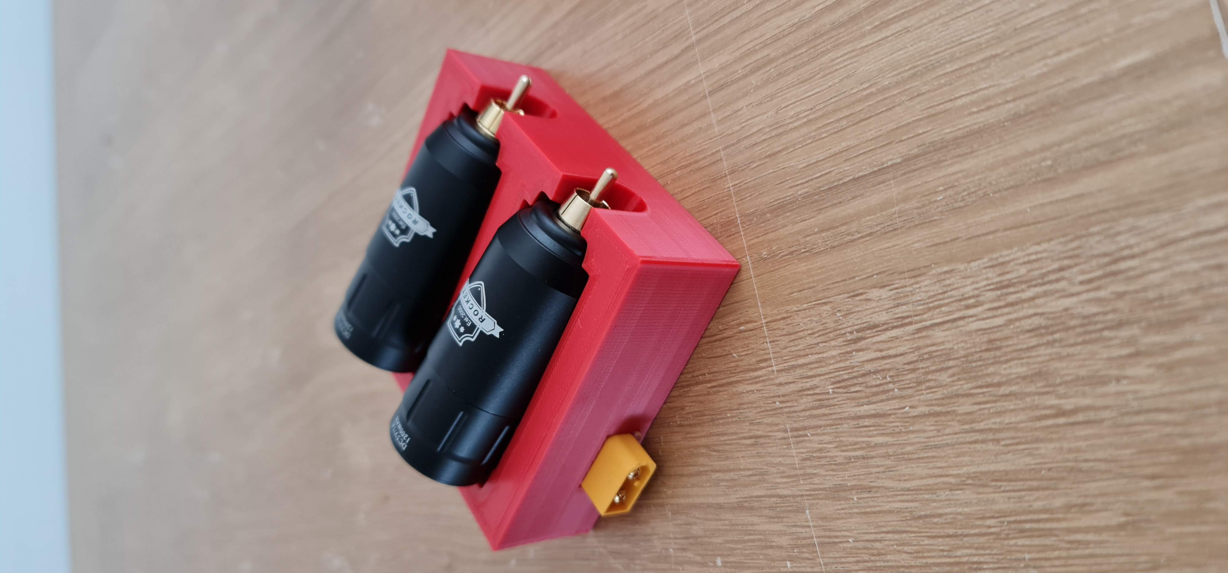 免费 STL 文件 Rocket Style Tattoo Wireless Power Supply Dock 🚀・可下载设计和 3D 打印 ...