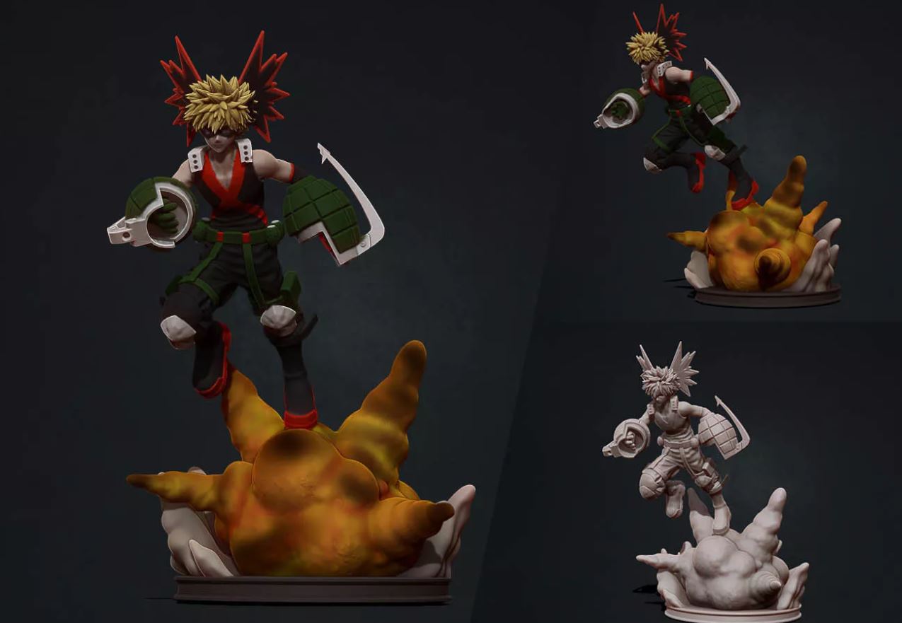Archivo 3D gratuito Bakugo Explosion Quirk・Objeto imprimible en 3D para ...