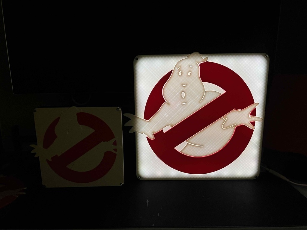 Free STL file Ghostbusters Sign 🎃・Template to download and 3D print・Cults