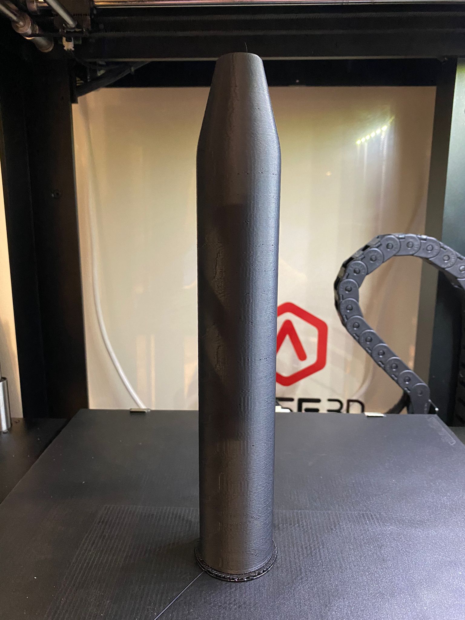 3D printer Silencer REVOLUTION caliber 22 250 mm • made with Raise 3d ...