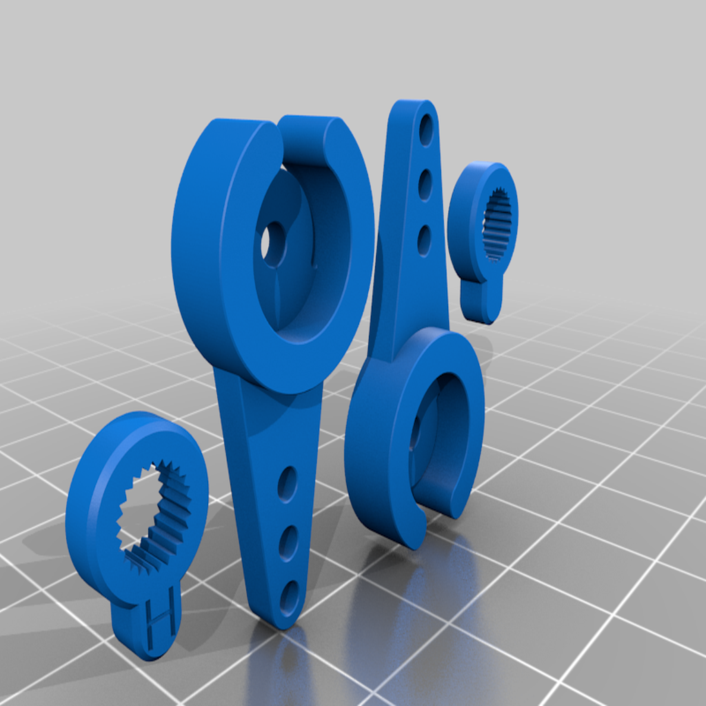 Free STL file Servosaver for 24 & 25 teeth splined servos. 🚗・Model to ...