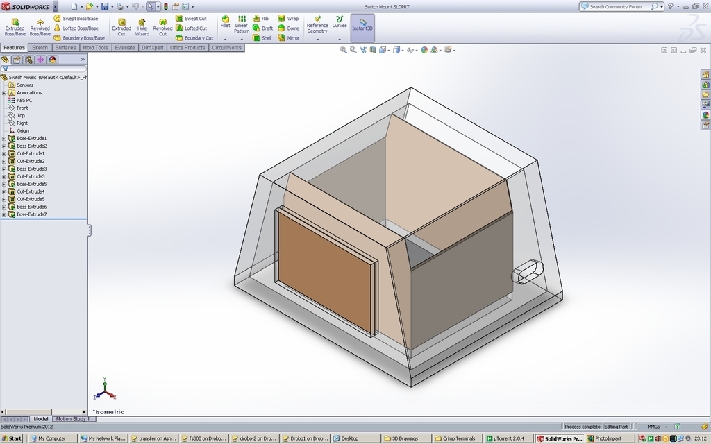 Free STL file Rocker Switch Holder・3D printable object to download・Cults