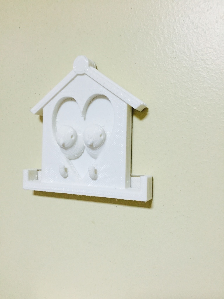 Free STL file birdhouse key holder・3D print design to download・Cults