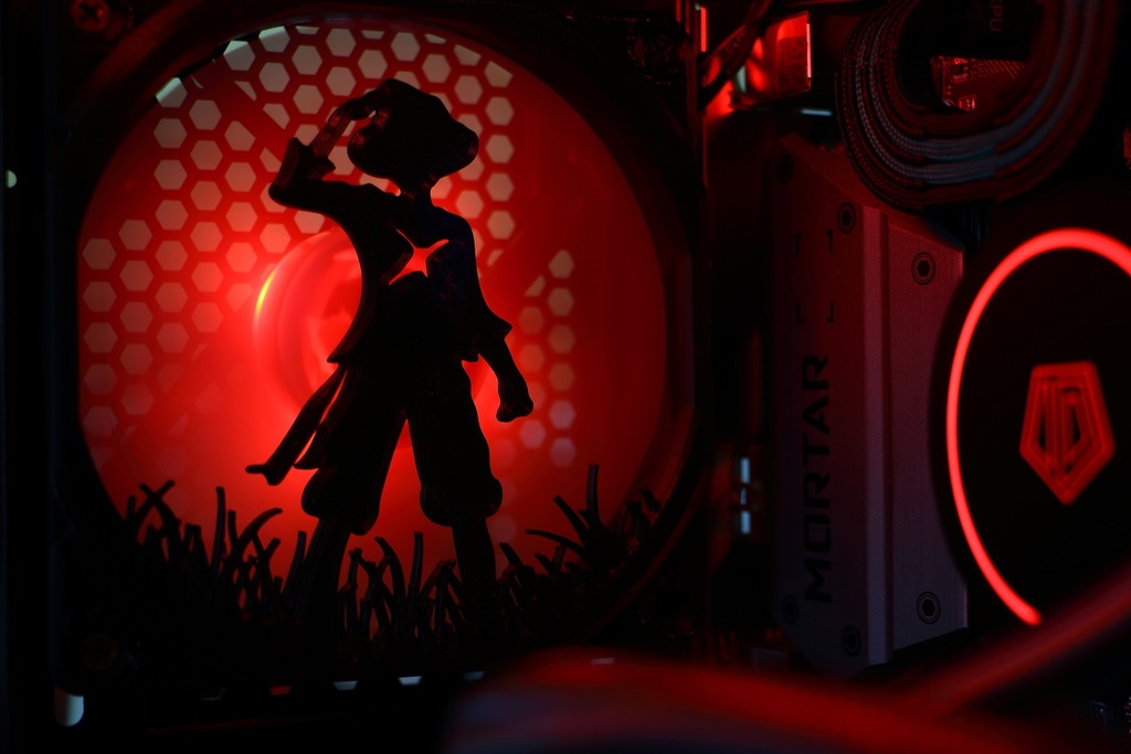 Archivo STL Monkey D. Luffy Fan Grill (tema de One Piece)・Plan de ...