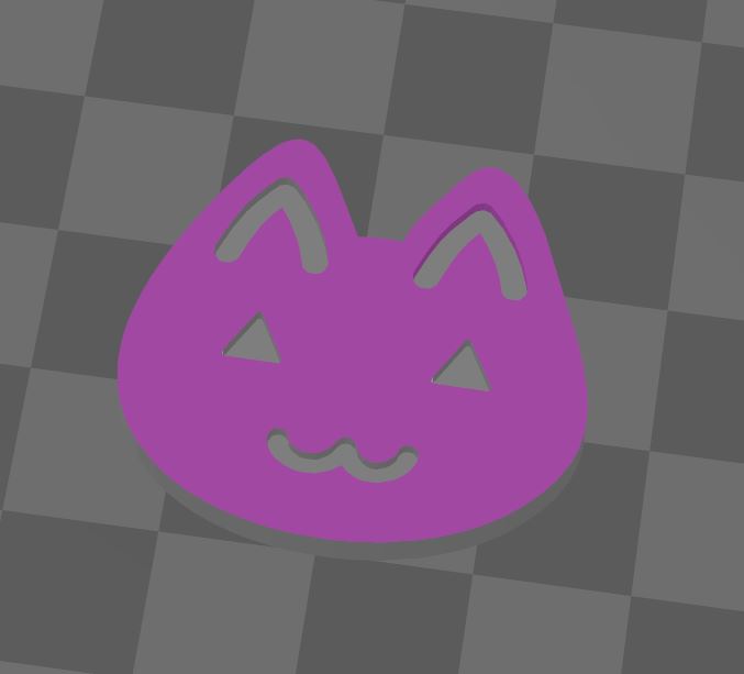 Free STL file Cat face・3D printer model to download・Cults