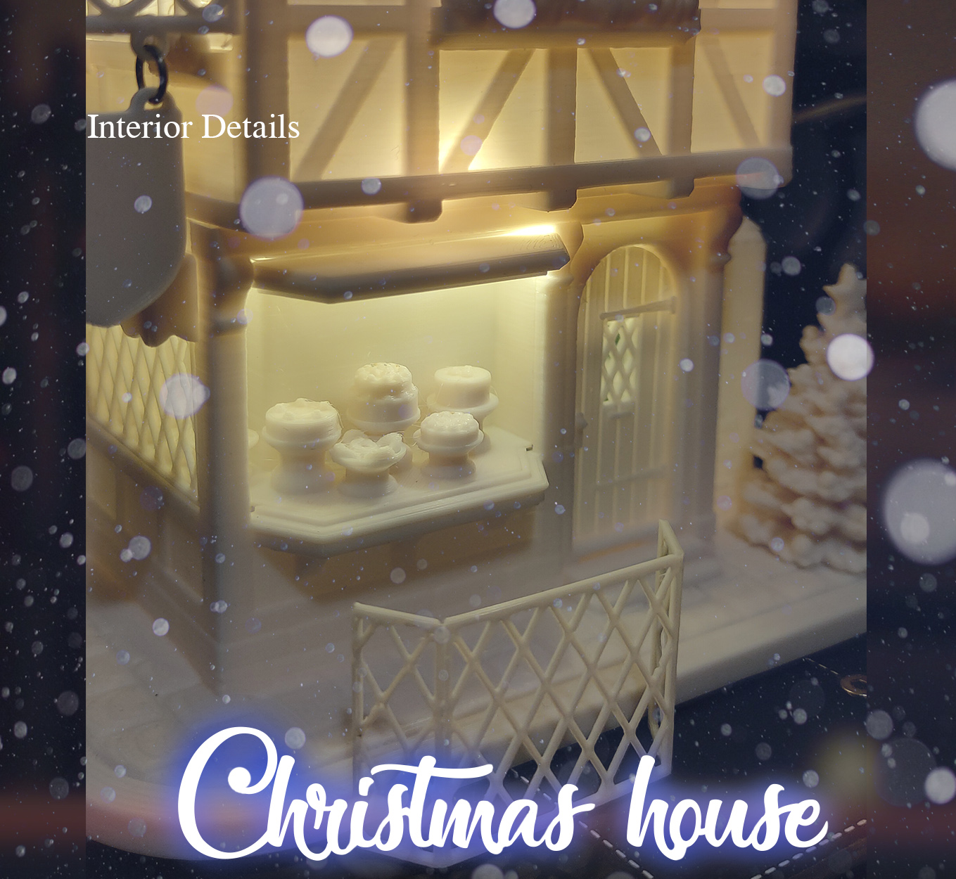 STL file Christmas house village 3D printed Christmas 🎄・3D printing ...