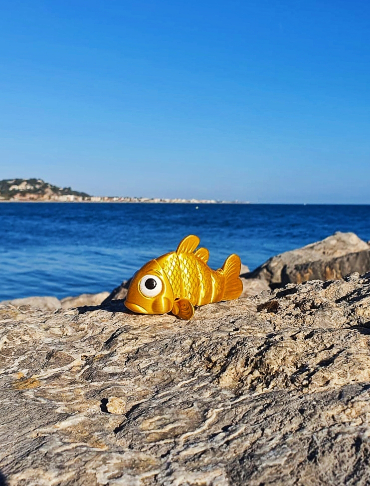 STL file ARTICULATED FISH 🐠・3D printer design to download・Cults