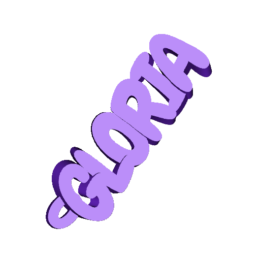 Free STL file Gloria・Template to download and 3D print・Cults