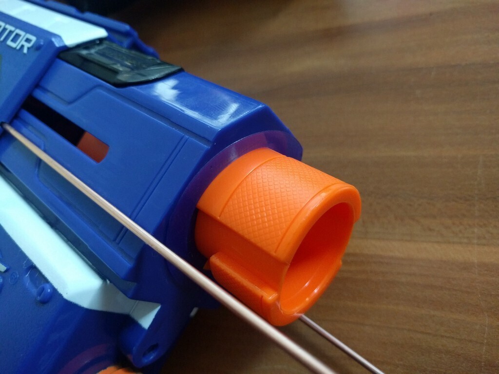Free STL file Nerf - Barrel Spacer・3D print design to download・Cults