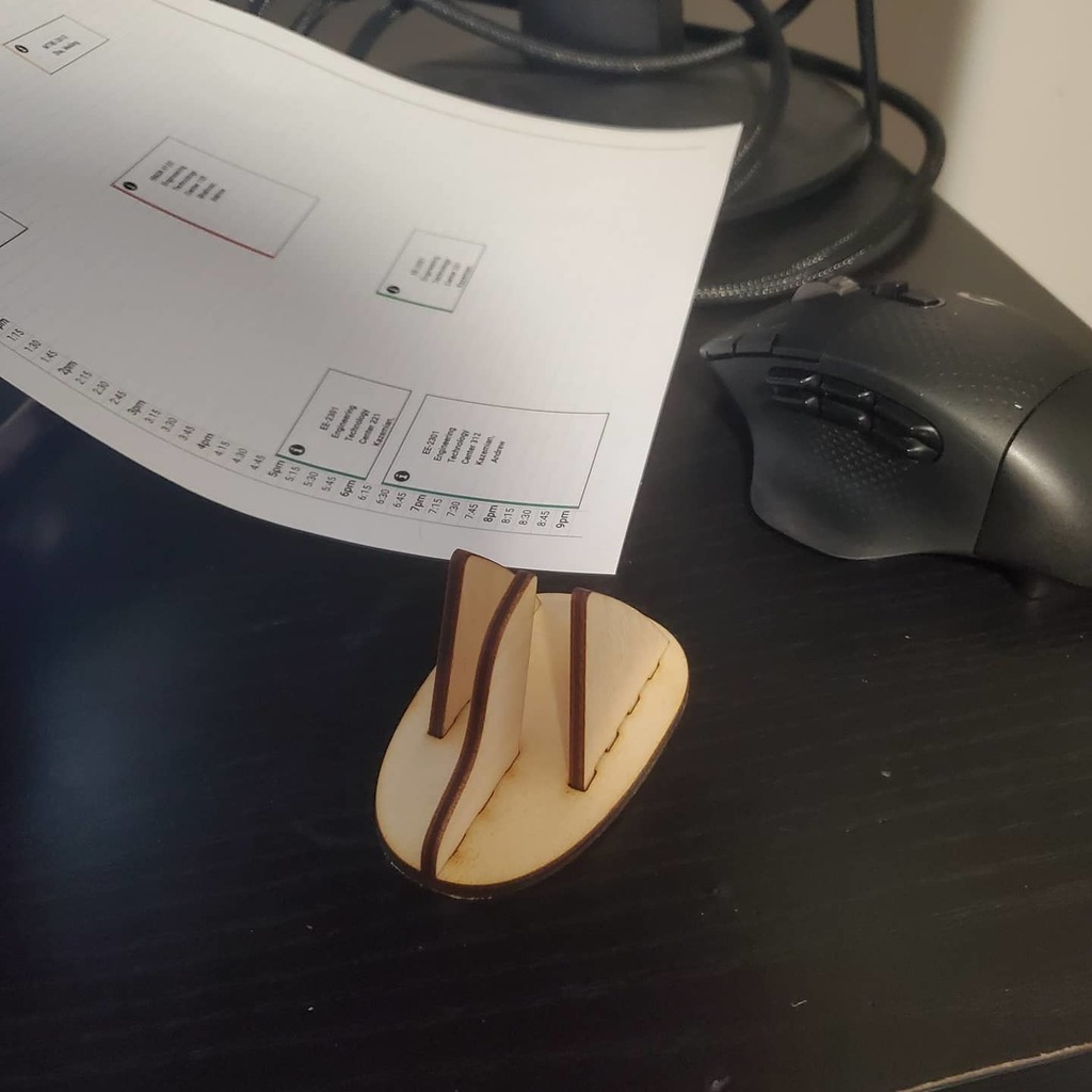 Free DXF file Paper Holder・3D print design to download・Cults