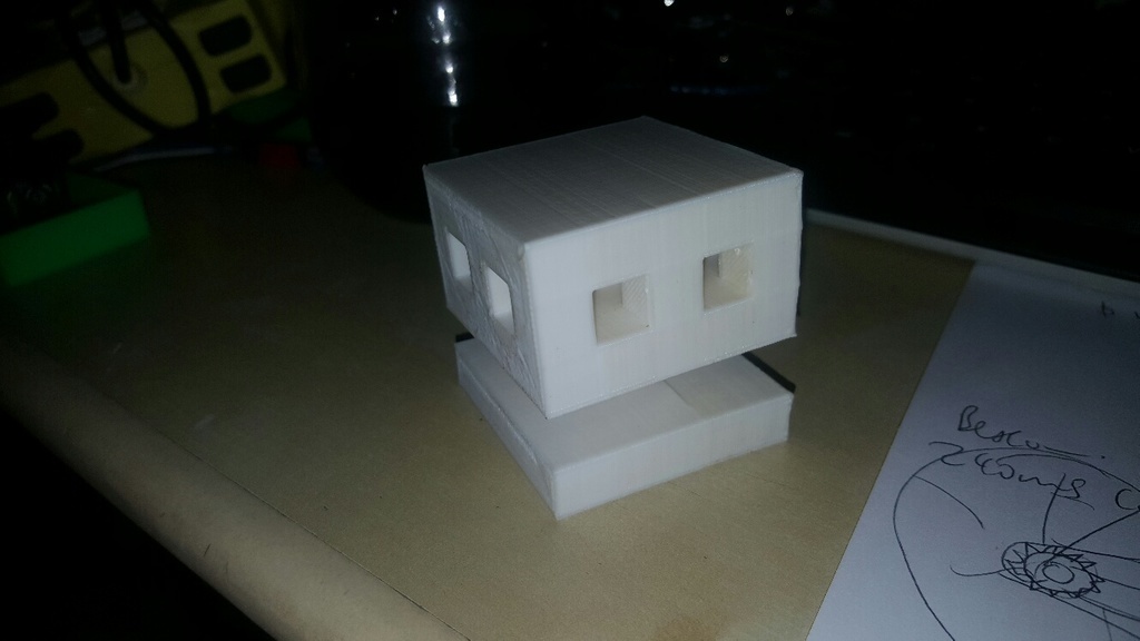 Free STL file Geometry Dash Head Icon Face・Template to download and 3D ...