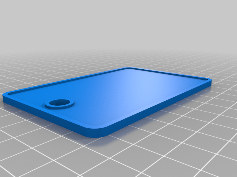 Free 3D file Blank Luggage Tag・3D print design to download・Cults