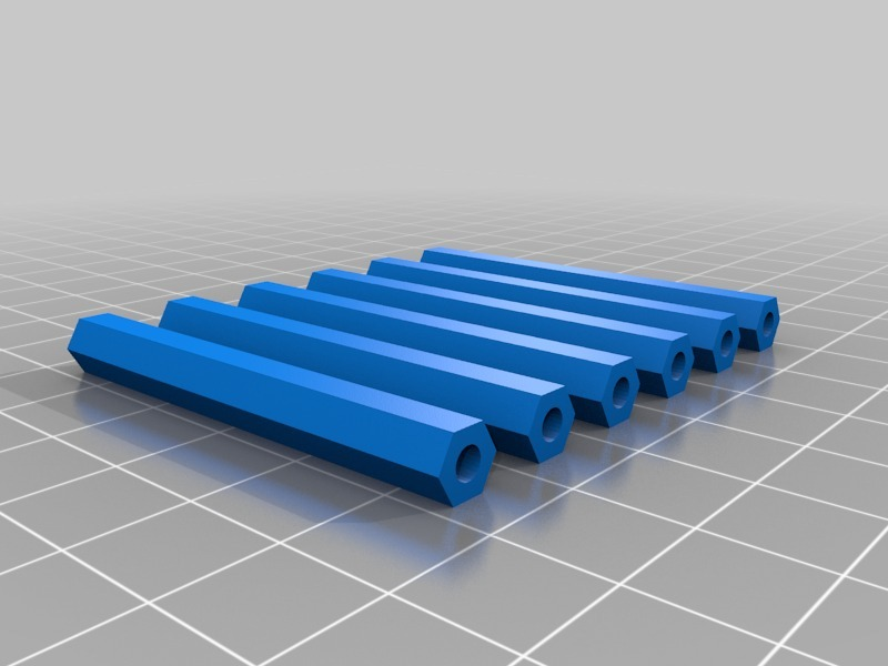Free STL file 5.7mm x 50mm hex spacer・3D print design to download・Cults