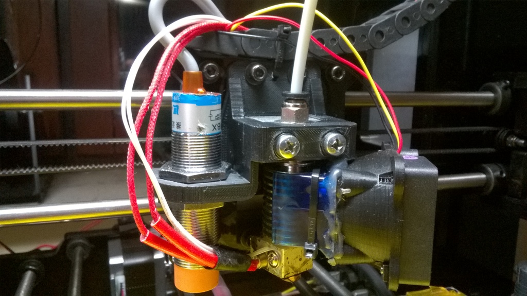 Free 3D file Geeetech e3d v6 hotend and inductive mount・3D printing model to download・Cults