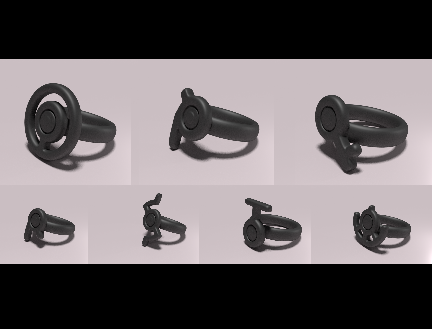 STL file Pokemon - unown ring O-U・3D printable model to download・Cults