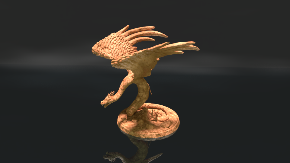 3D file Couatl miniature・3D print design to download・Cults