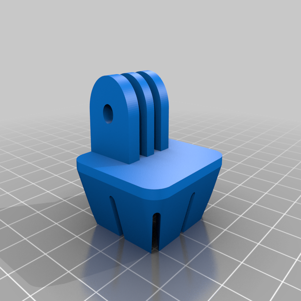 Free STL file Go pro mount for articulating prusa camera mount・Model to ...