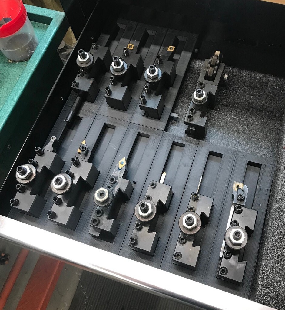 Free STL file Lathe Cutter Tool Holder Rev B・Object to download and to ...