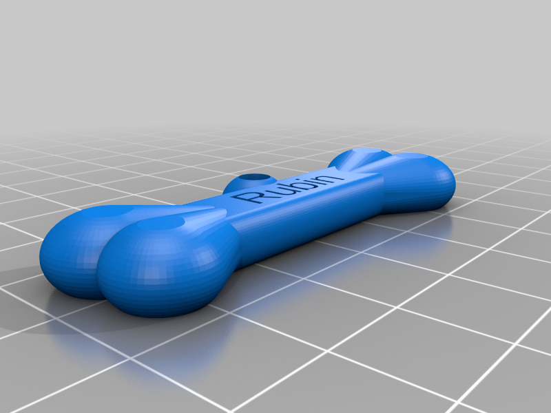 Free 3D file Dog bone Rubin・3D printing design to download・Cults