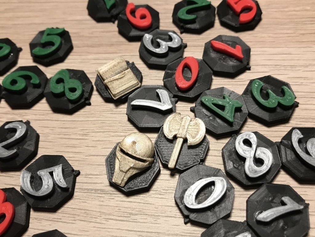 Free STL file Dungeons and Dragons D&D Battle Tokens 🎲・Template to ...