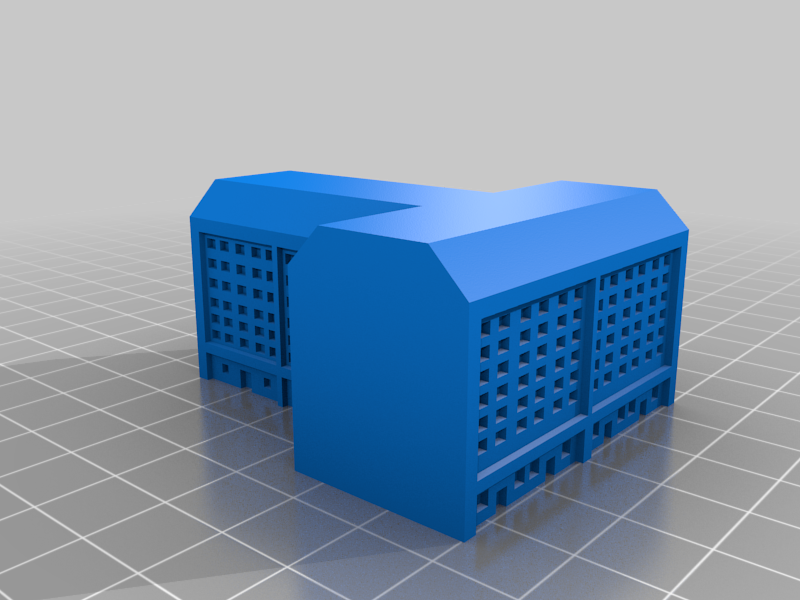 Free 3D file City Block Buildings 1/600 🏙️・3D printer model to download ...