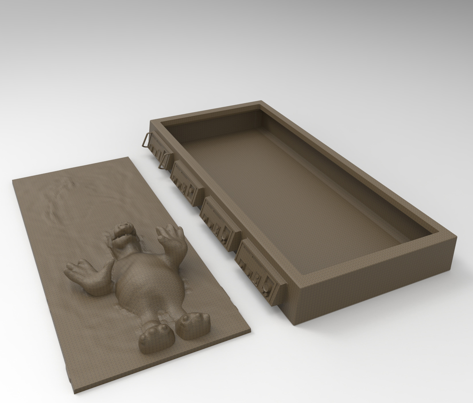STL file Alf card box in carbonite・3D printer design to download・Cults