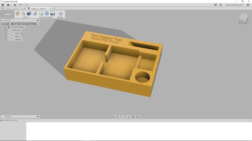 Free 3D file The Oregon Trail Hunt For Food Card Game Insert・3D ...