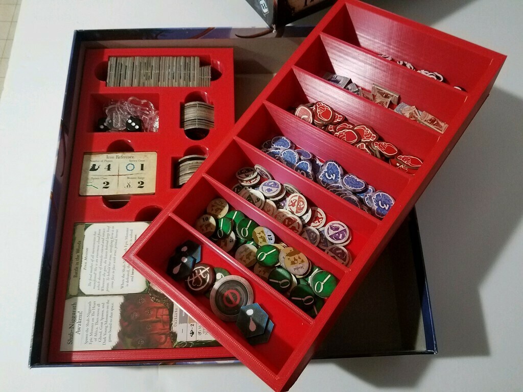 Free 3D file Eldritch Horror Board Game Insert 🎲・3D printable model to ...