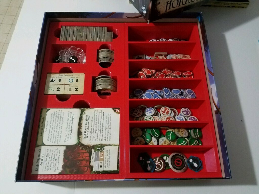 Free 3D file Eldritch Horror Board Game Insert 🎲・3D printable model to ...