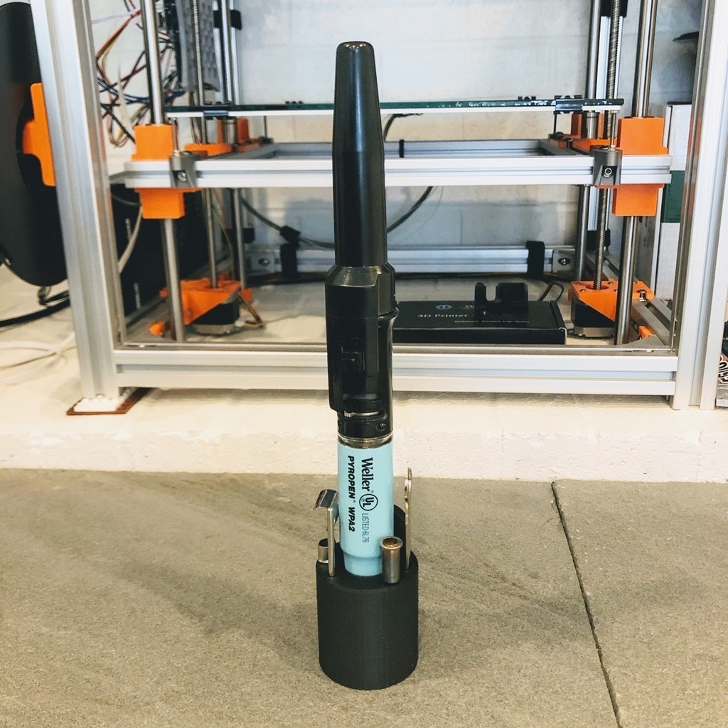Free STL file Weller Pyropen WPA2 Stand with Tool Holder 🧞‍♂️・Object to ...