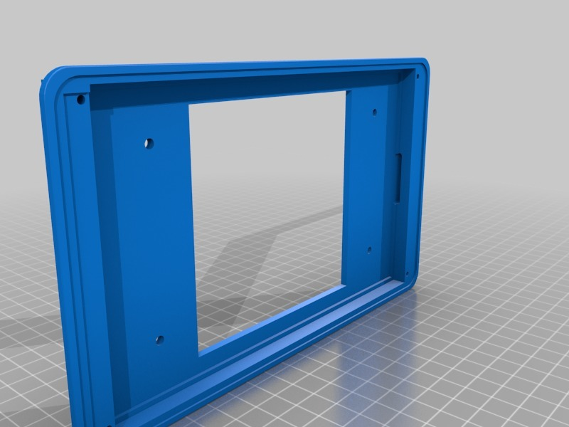 Free STL file Raspberry Pi 7" Touchscreen Display Enclosure Mount・3D ...