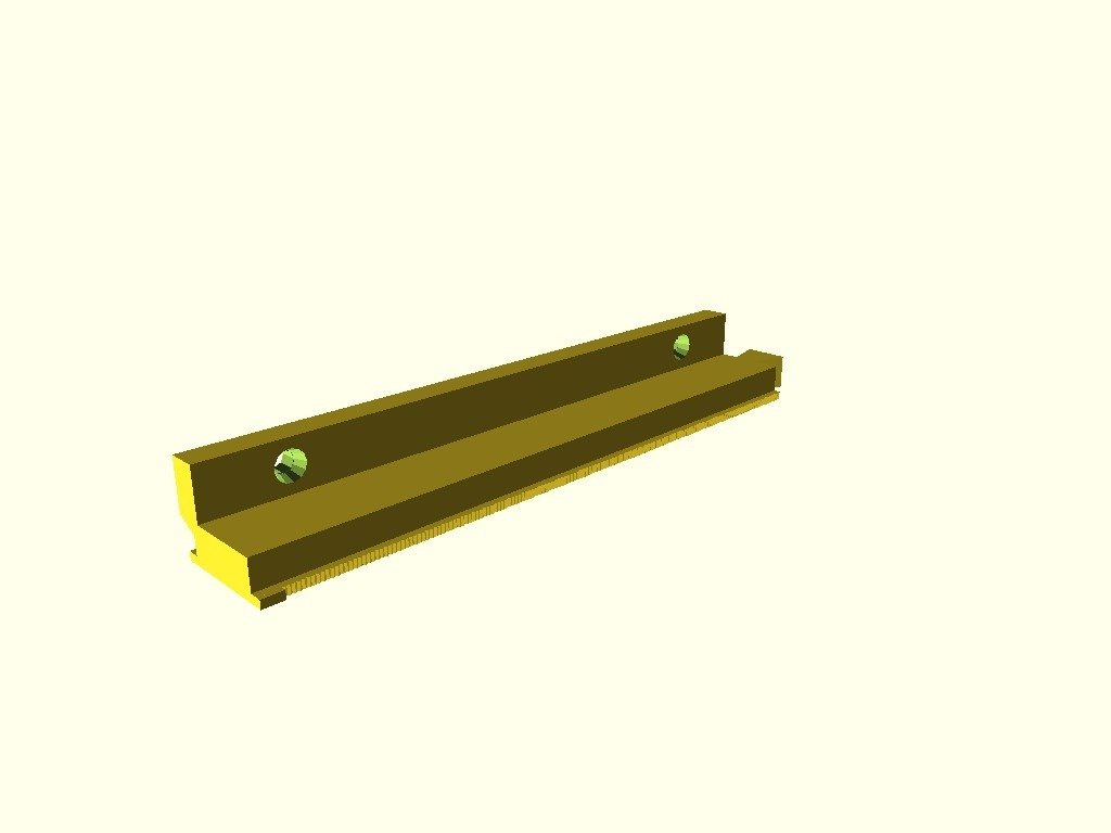 Free 3D file Parameterized Socket Rail with dovetail・3D printable model ...