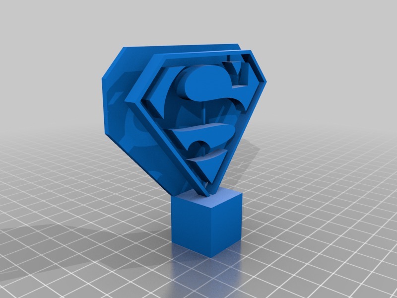 Free 3D file Super Man Trophy・Design to download and 3D print・Cults