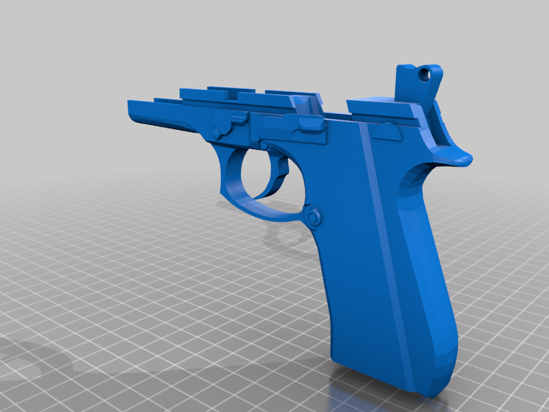 Free 3D file Revy's Berretta 92f Cutlass From Black Lagoon Anime 🔫・3D ...