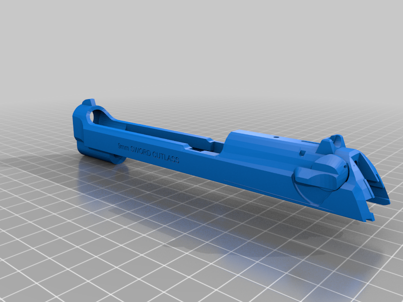 Free 3D file Revy's Berretta 92f Cutlass From Black Lagoon Anime 🔫・3D ...