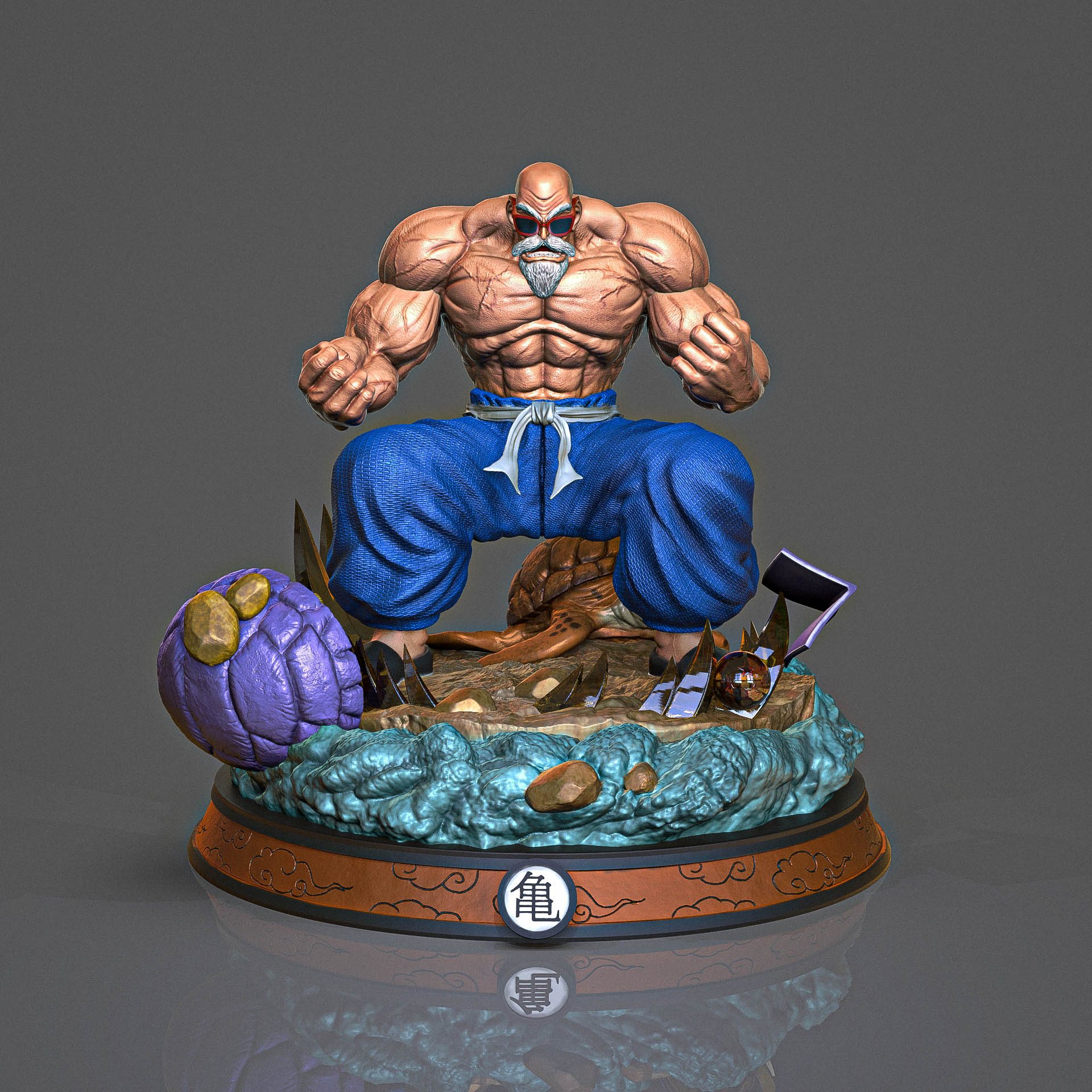 Archivo STL Master Roshi・Idea de impresión 3D para descargar・Cults