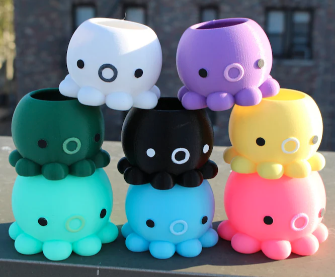 OBJ file POTTED SQUID PLANT・Design to download and 3D print・Cults