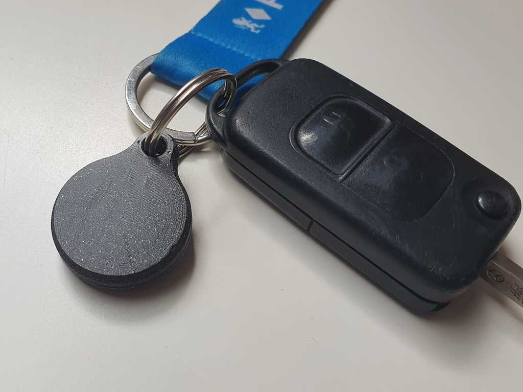 Free STL file Button Cell Holder Kechain・3D printing model to download ...