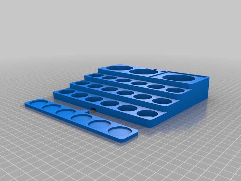 Free STL file Airbrush Color Rack・Object to download and to 3D print・Cults