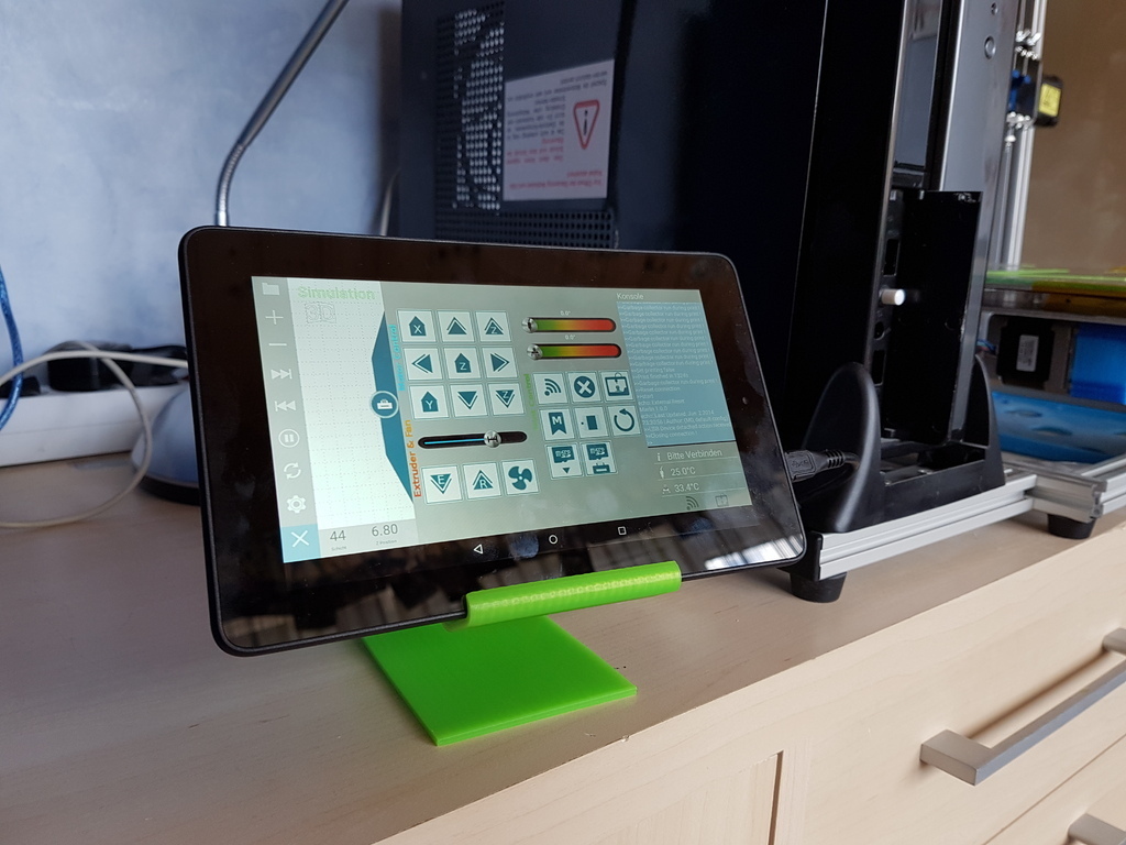Free STL file GCodePrintr Tablet Stand 💻・3D printer model to download・Cults