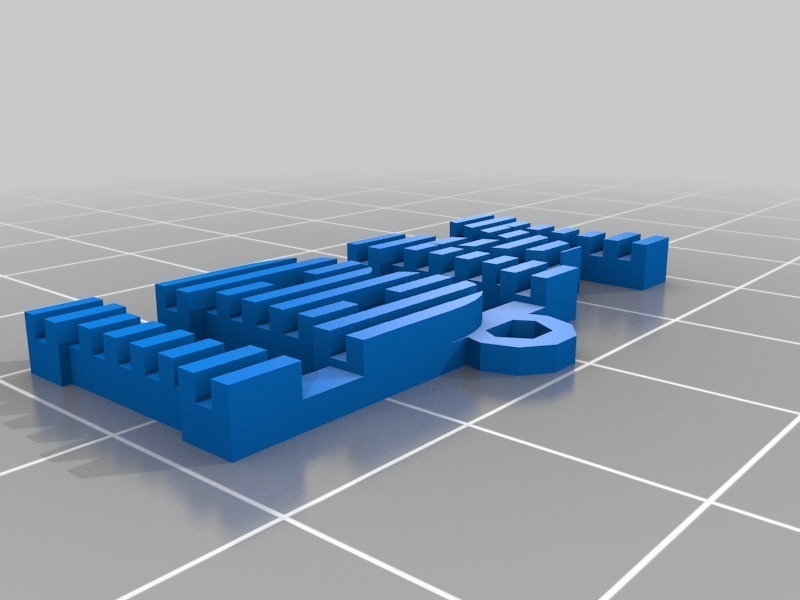 Free STL file Key chain IBM Logo・3D printable model to download・Cults