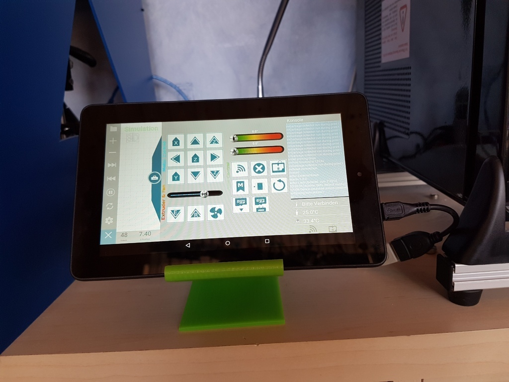 Free STL file GCodePrintr Tablet Stand 💻・3D printer model to download・Cults