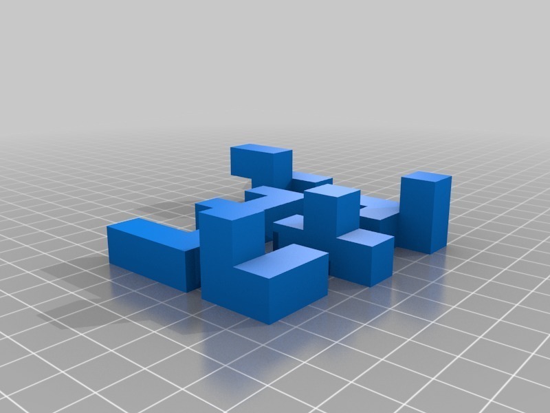 Free STL file Block Puzzle・3D printing model to download・Cults