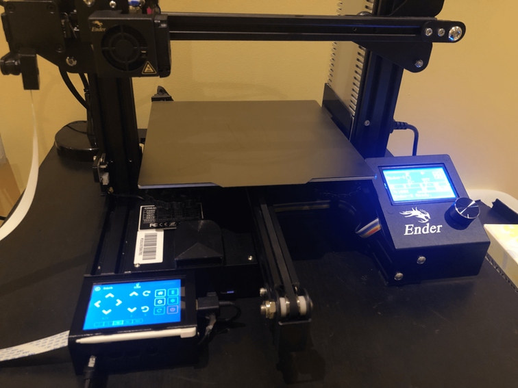 Archivo STL gratuito Ender 3 Raspberry Pi 4B + Soporte/carcasa de pantalla táctil TFT de 3,5 ...