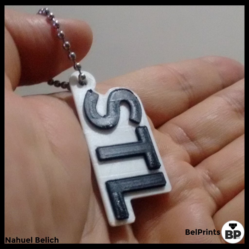 STL file Llavero / Keyring .STL・Template to download and 3D print・Cults